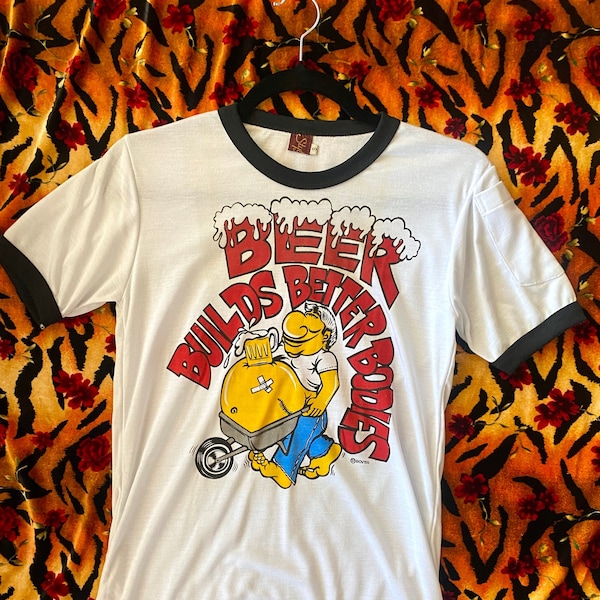 Mens Ringer Beer Shirt - Etsy