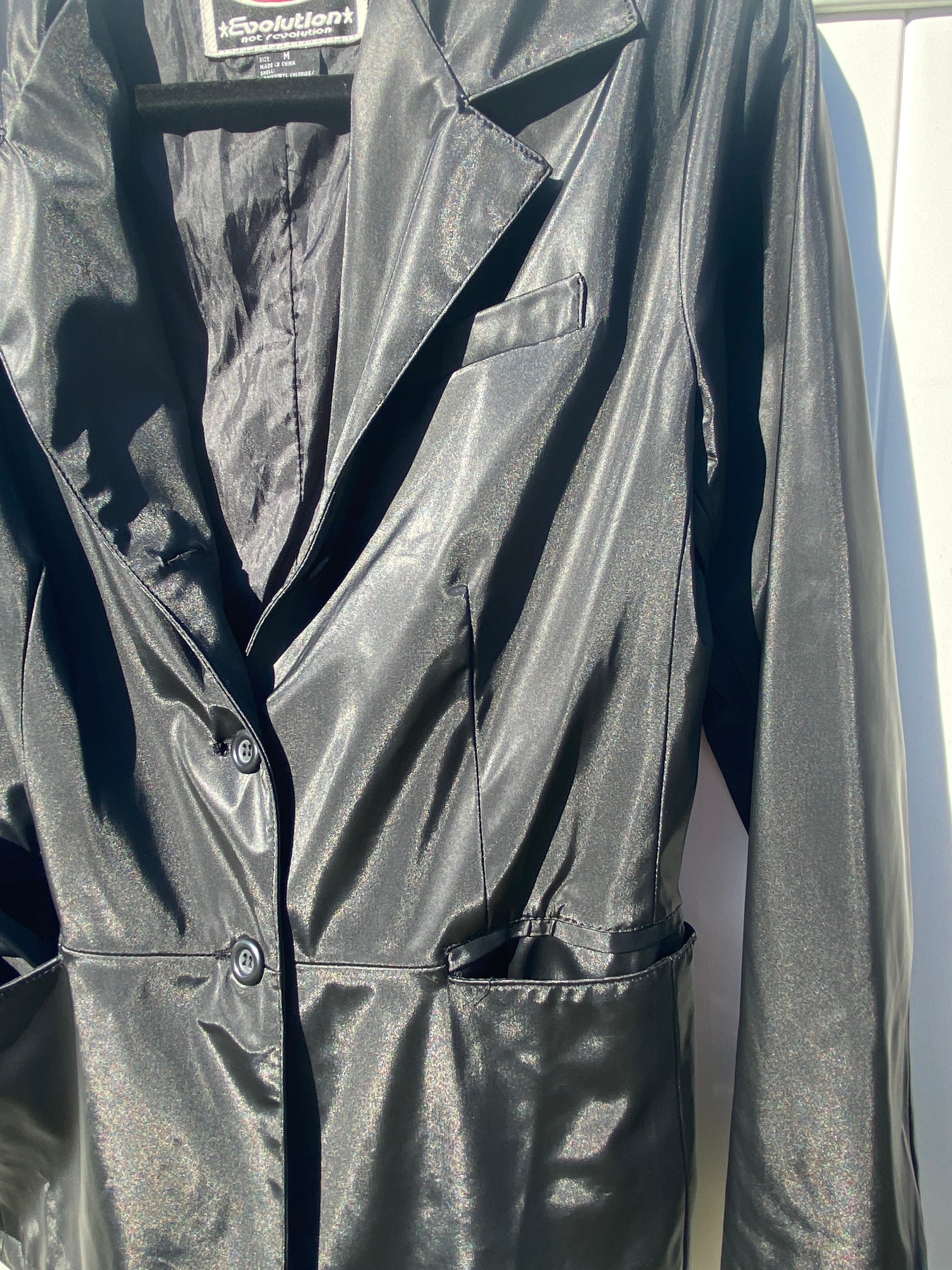 Y2k MATRIX Style Waterproof Long Sleeve Collared Button Down - Etsy