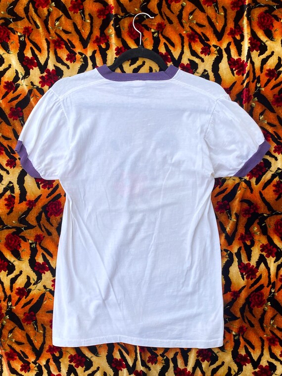 1970s Disney Mickey Mouse Single Stitch Ringer Tee Si… - Gem