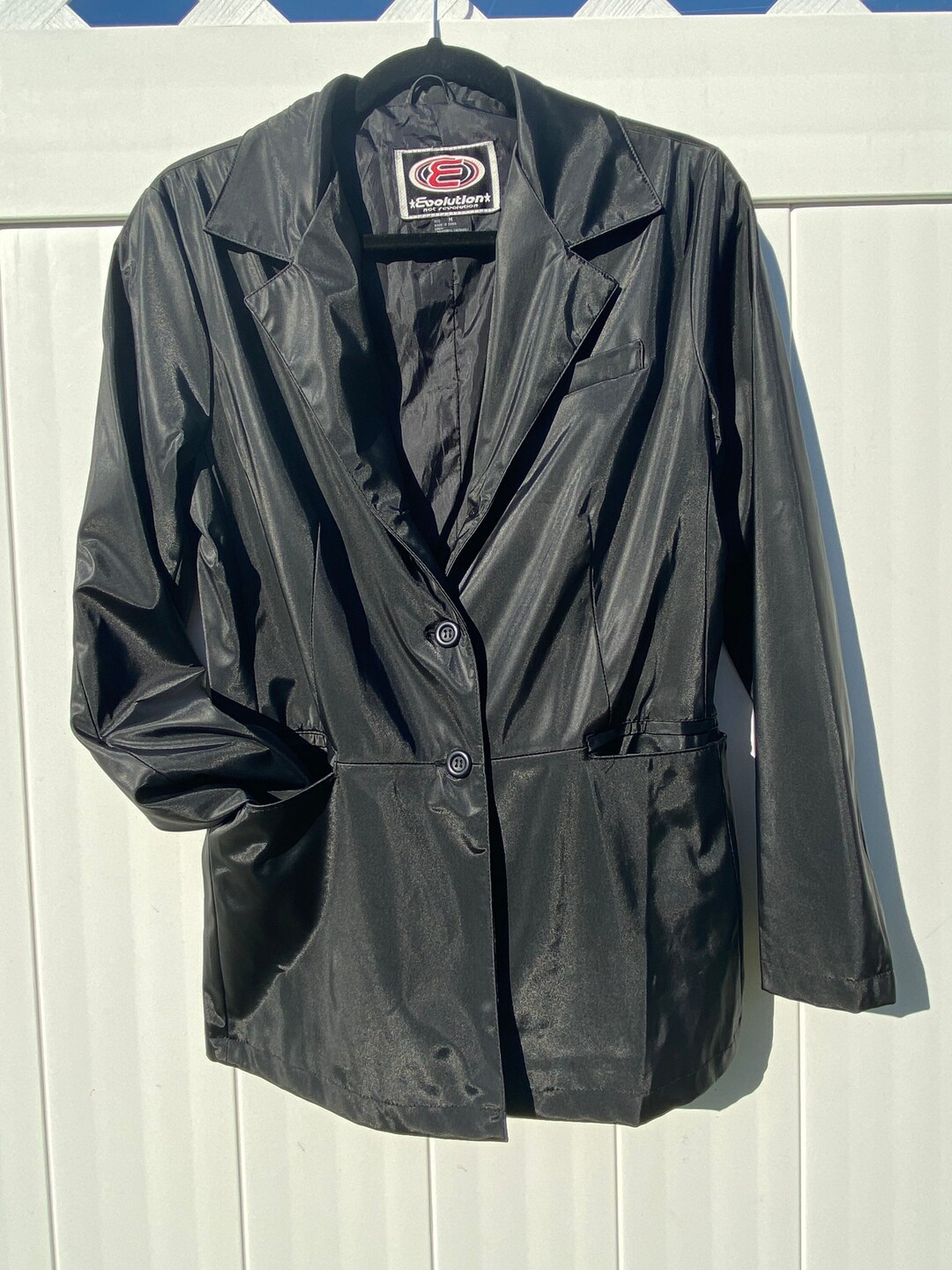 Y2k MATRIX Style Waterproof Long Sleeve Collared Button Down - Etsy