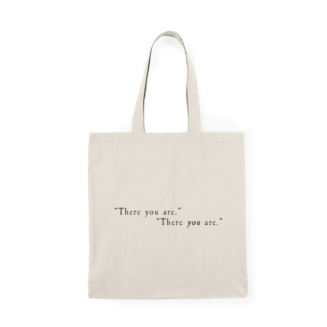 There You Are Sebastian Canvas / Book Tote Bag - Cute, Book Bag ...