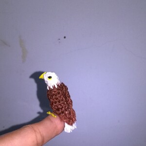 Mini Bald Eagle Pattern, Miniature Amigurumi, Animals Crochet - PDF ...