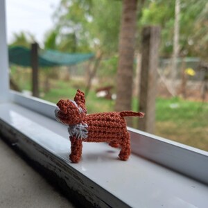 American Bully Dog Pattern, Miniature Amigurumi, Animals Crochet ...