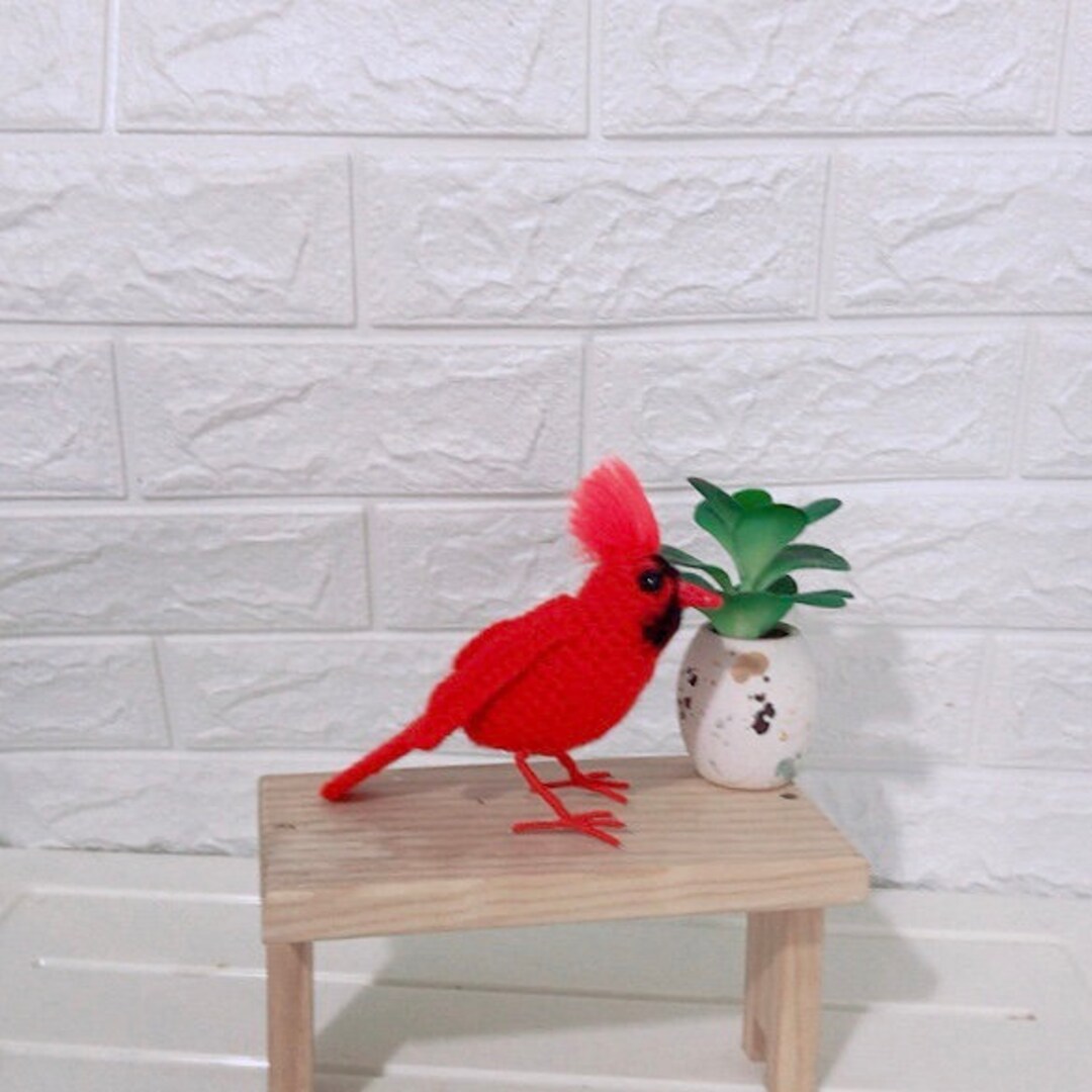 Mini Cardinal Crochet Pattern: Amigurumi Bird (PDF Pattern) - Etsy
