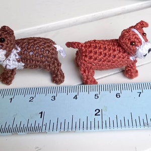 American Bully Dog Pattern, Miniature Amigurumi, Animals Crochet ...