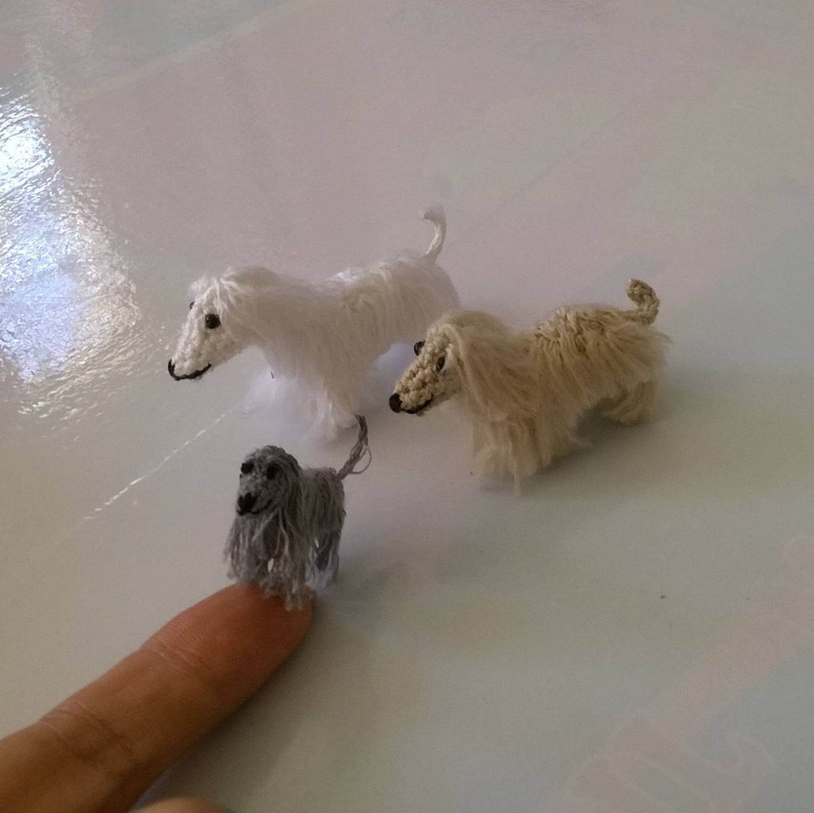 Mini Afghan Hound Dog Pattern miniature amigurumi animals | Etsy