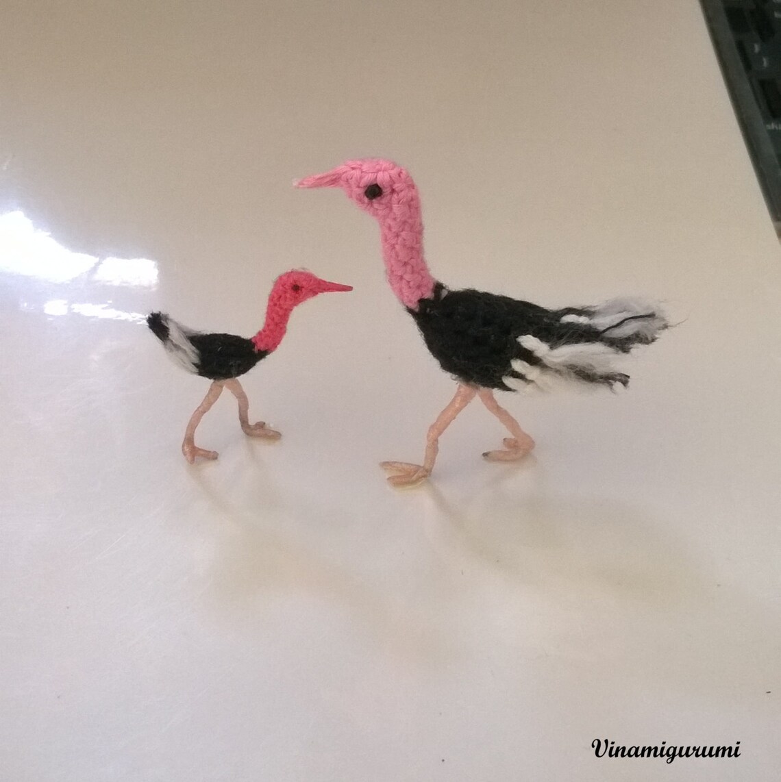Mini Ostrich Crochet Pattern, Miniature Amigurumi, Stuff Animal-pdf ...