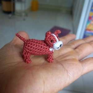 American Bully Dog Pattern, Miniature Amigurumi, Animals Crochet ...