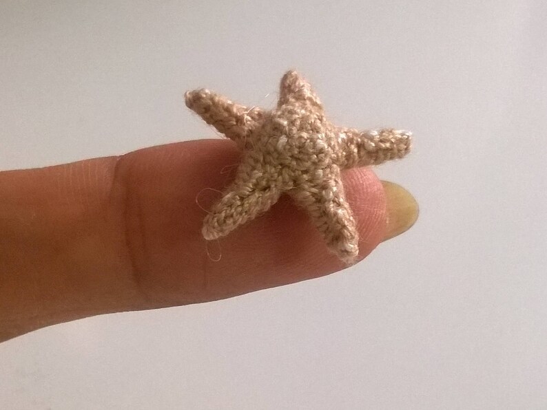 Mini Starfish Pattern Miniature Amigurumi Animals Crochet - Etsy