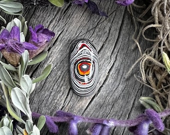 20" 1950's Fordite Detroit Agate Statement Necklace on Custom Bronze ...