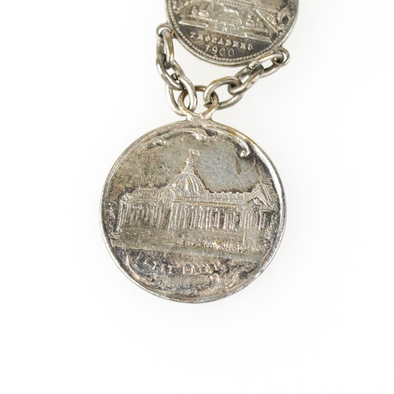 Antique 1900 Exposition Universelle Paris Watch Fob w… - Gem