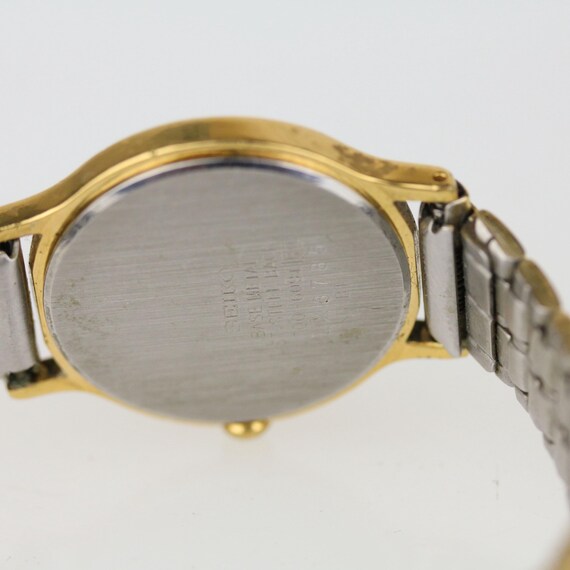 Vintage Seiko v700-6091 Gold Tone Ladies Wrist Watch - Gem