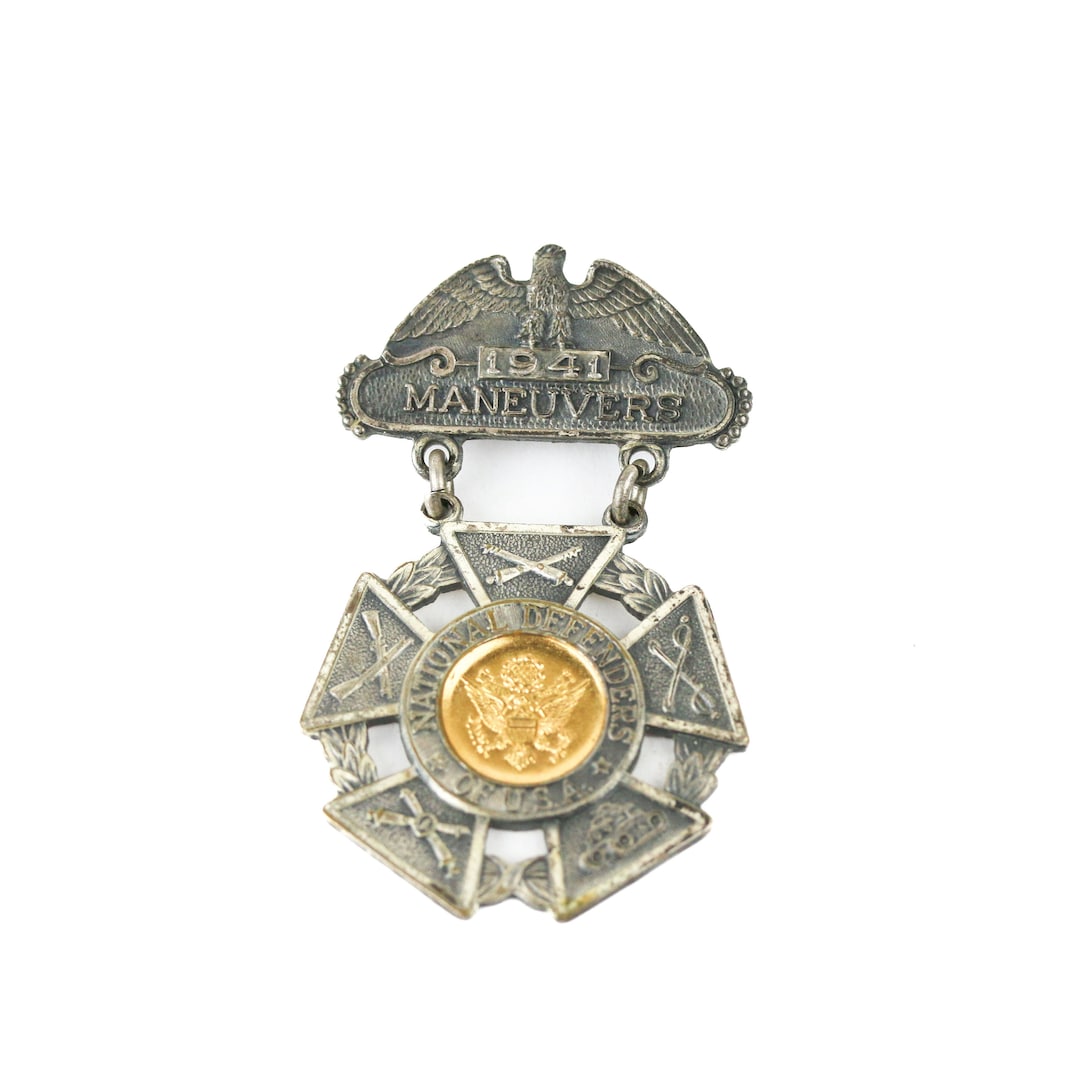 Vintage National Defenders of USA 1941 Maneuvers Medal - Etsy