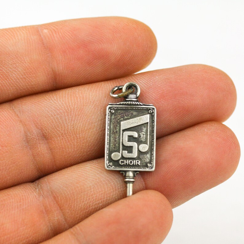 Vintage Sterling Silver High School Senior Choir Charm - Etsy