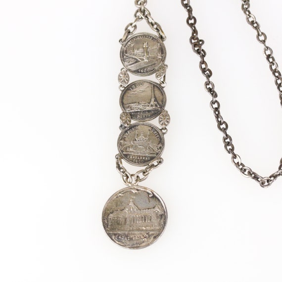 Antique 1900 Exposition Universelle Paris Watch Fob w… - Gem