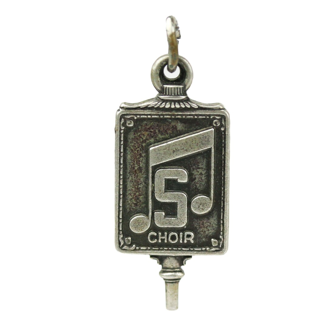 Vintage Sterling Silver High School Senior Choir Charm - Etsy