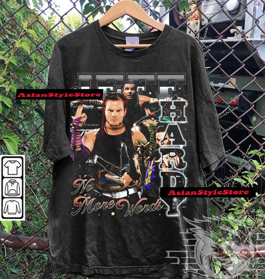 Vintage Bootleg Style Jeff Hardy Shirt Jeff Hardy Wrestling T Shirt 90s Graphic Tee Unisex