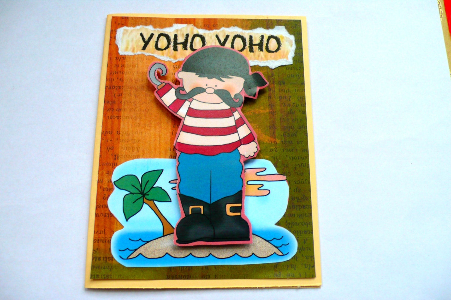 Birthday Card kids Pirate Card Birthday Card boys | Etsy