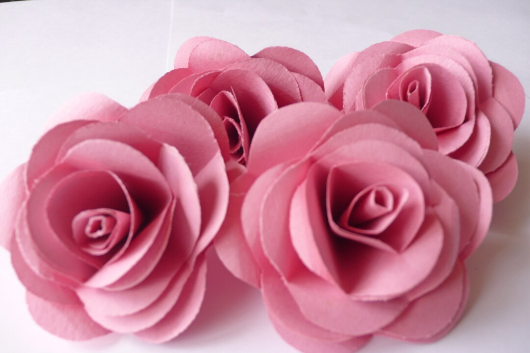 Paper Rose, Paper Flowers, Rosettes, Floral Centerpiece, Wedding Table ...