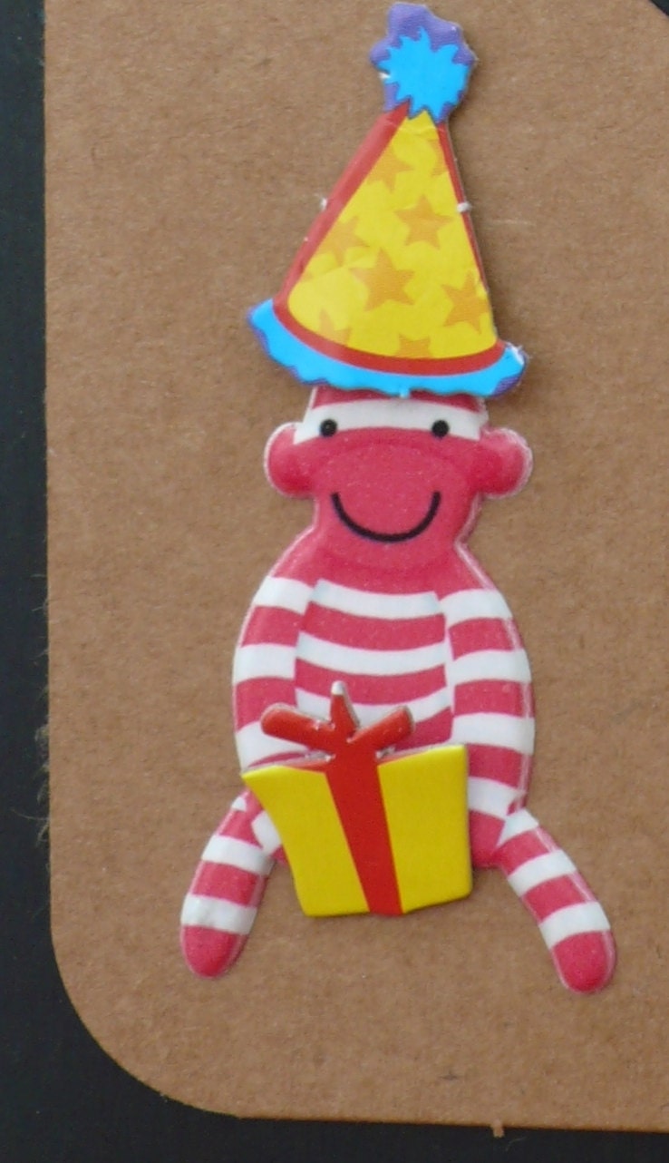 Kids Birthday Card Birthday Card Happy Birthday Card Sock - Etsy