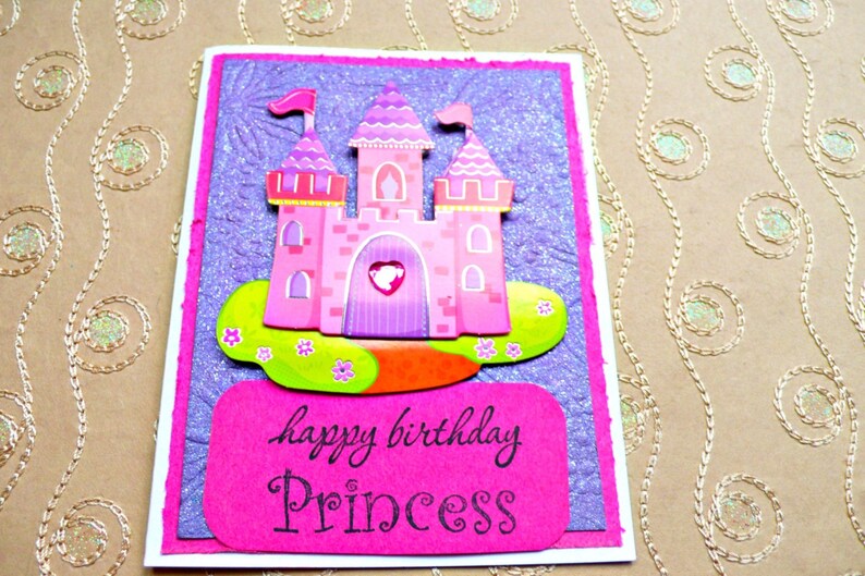 Princess Birthday Card Girl Birthday Card Birthday Card - Etsy