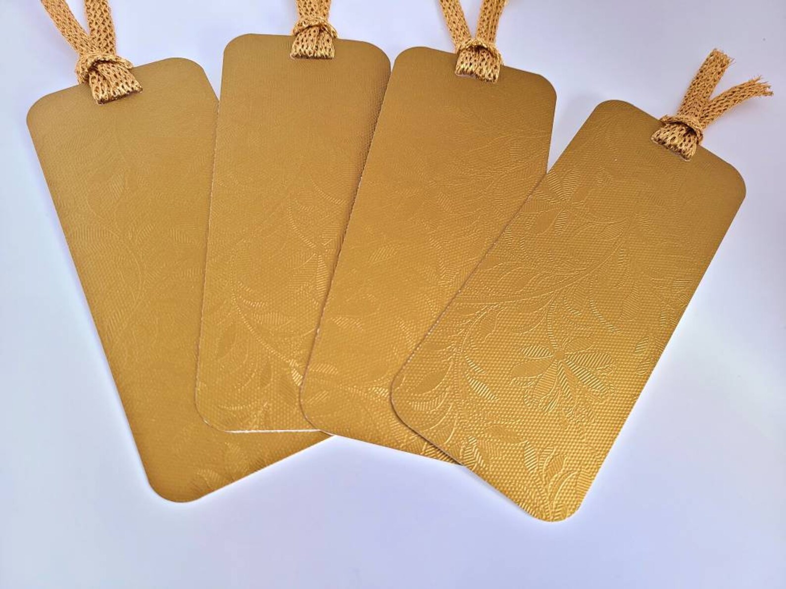 Large Gift Tags Metallic Gift Tags Embossed Tags Bronze - Etsy