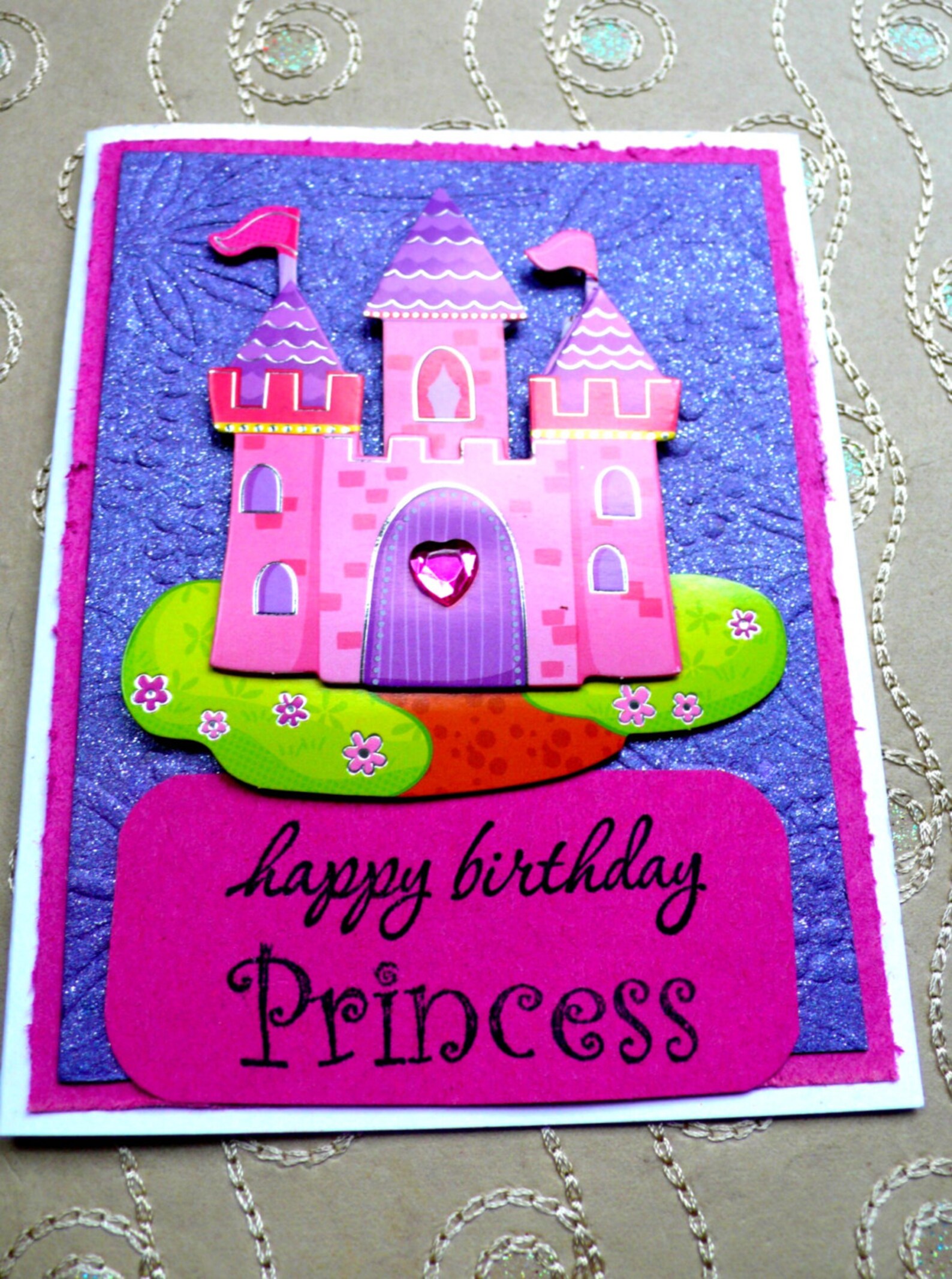 Princess Birthday Card Girl Birthday Card Birthday Card - Etsy
