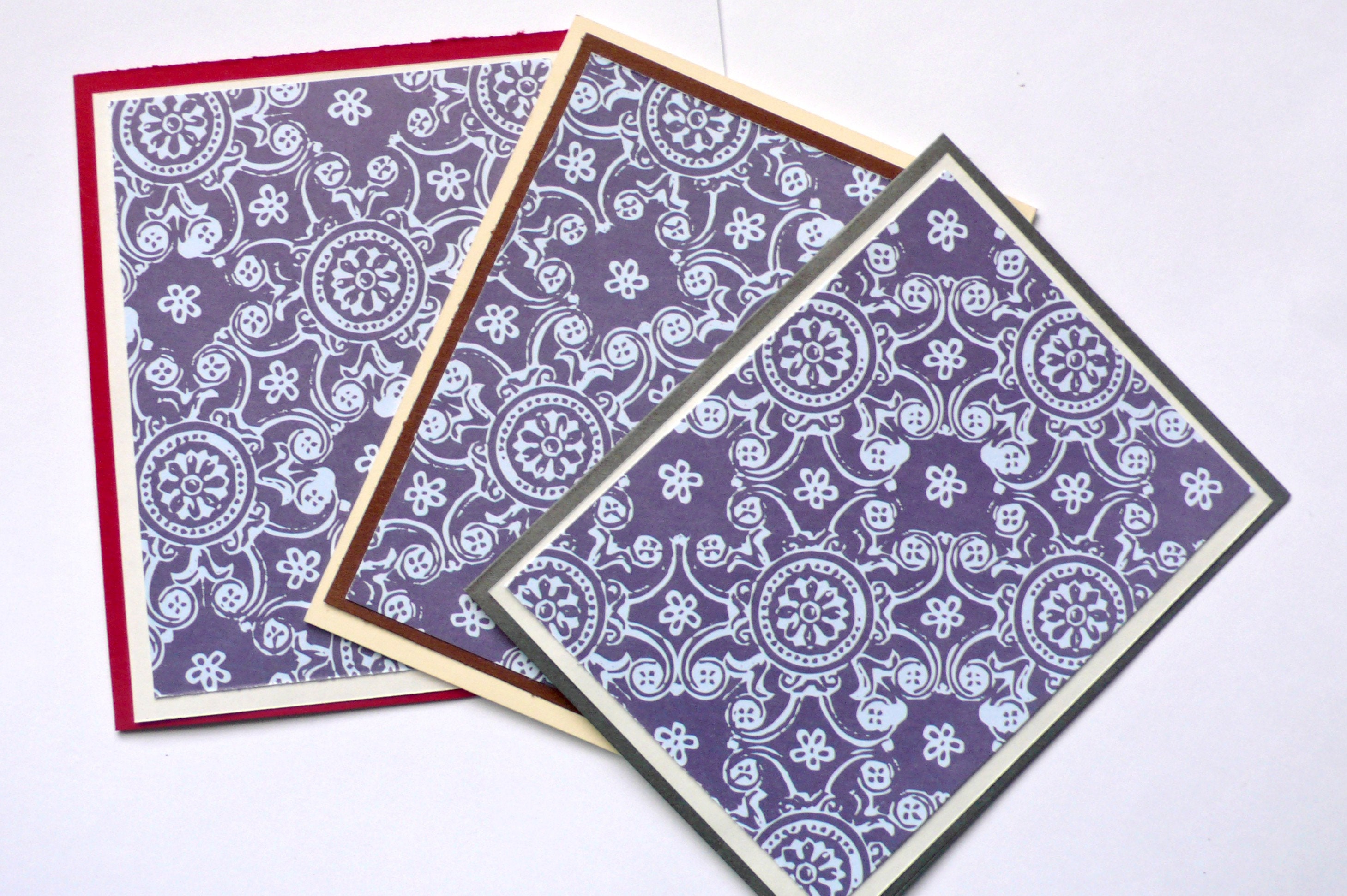 Notecard Set Boxed Greeting Cards Cards Blue Note Card set | Etsy