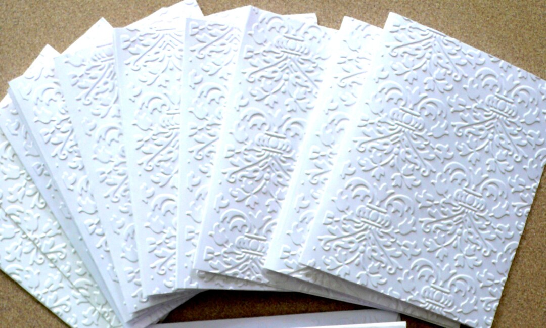 Boxed Cards Set, Blank Card Set, Note Cards, Boxed Embossed Notecards ...
