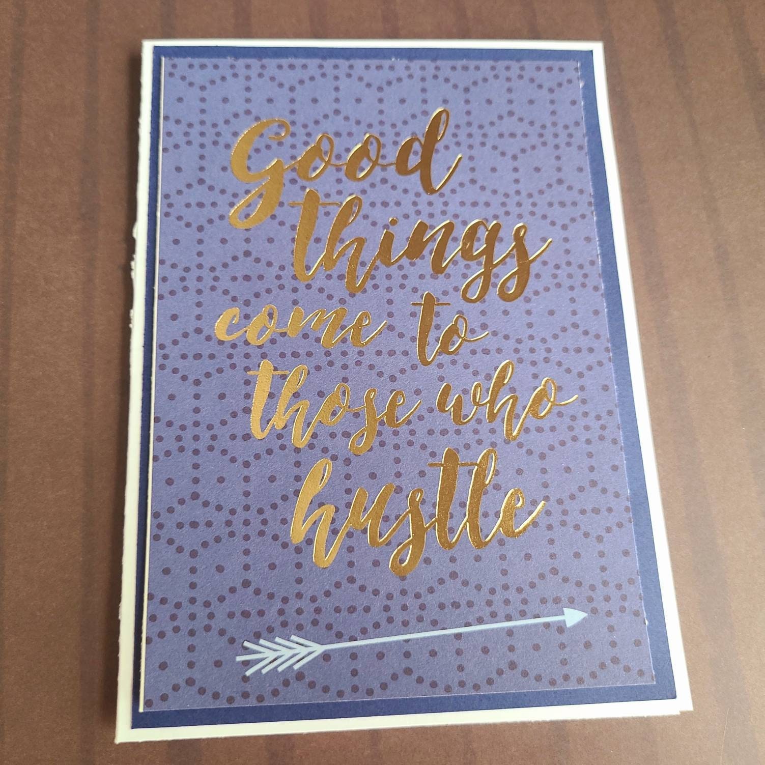 Note Cards Motivation Cards Blank Cards Golden Cards | Etsy