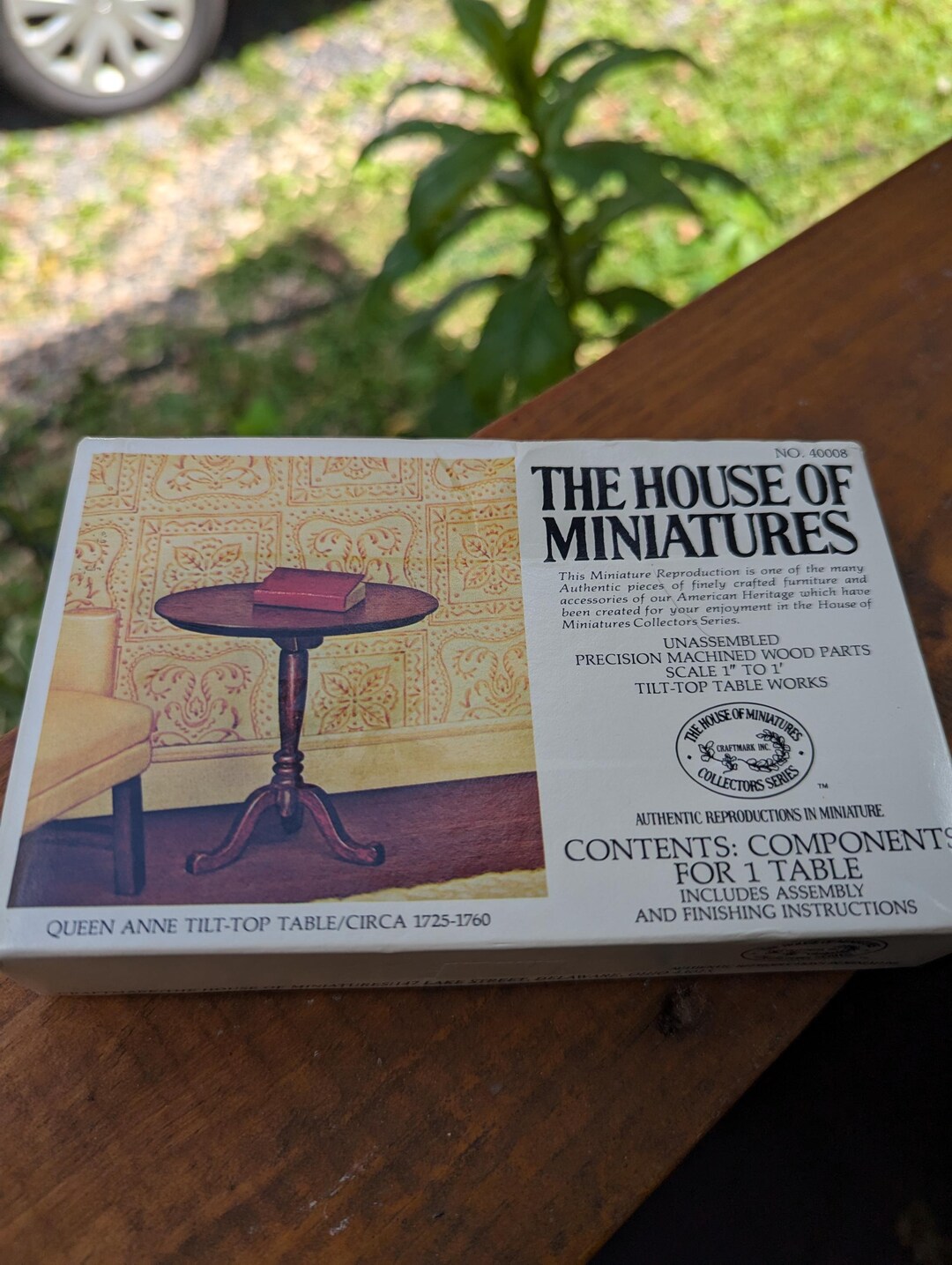 Vintage House of Miniatures Tilt-top Table - Etsy