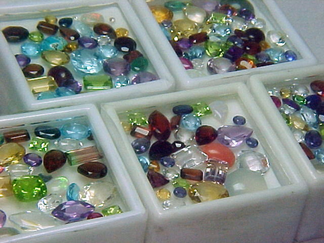 Premium Loose Mixed Gemstone Boxed 20+ Carat Parcel Lot~buy 2 GET 1 ...