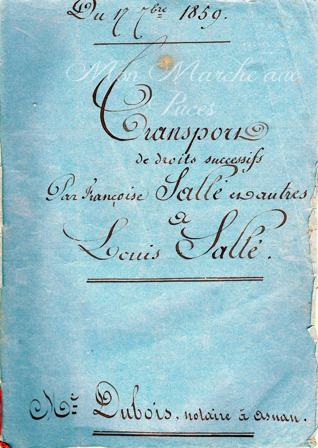 INSTANT DOWNLOAD Antique French Front Cover of Legal Document - Etsy