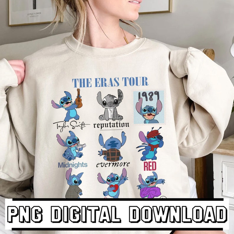 The Eras Tour Png, Disneyland Stitch Png, in My Stitch Era Png ...
