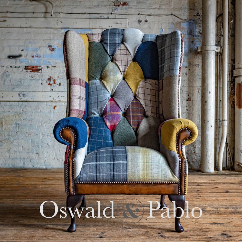 Patchwork Chair - Etsy UK