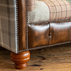 Unique British Handmade 2 Seater Patchwork Chesterfield Sofa ...