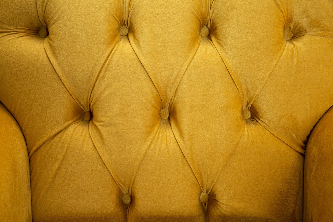 British Handmade Mustard Velvet Chesterfield Armchair With - Etsy UK