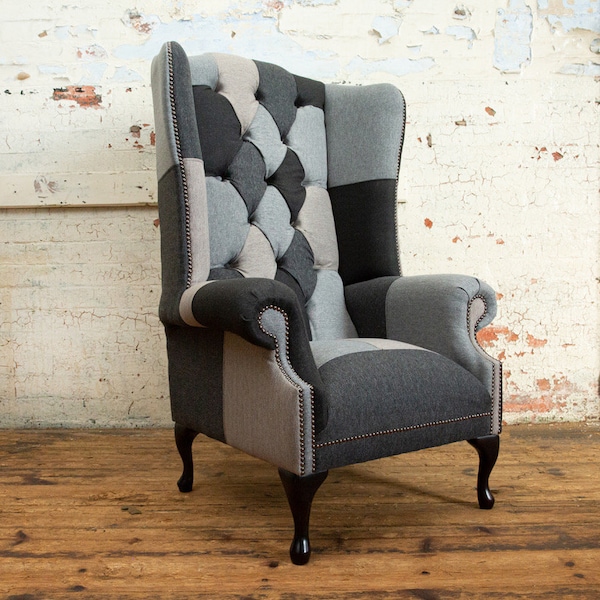 Patchwork Chair - Etsy UK