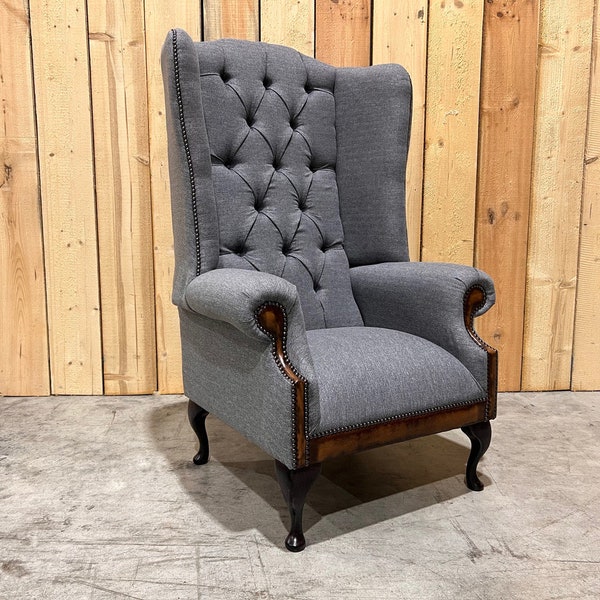 Wing Back Chair - Etsy UK