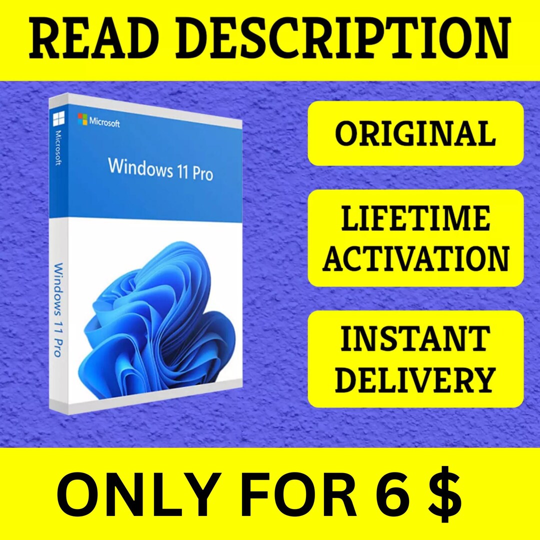 Windows 11 Pro OEM Key Lifetime Activation for One PC - Etsy Canada