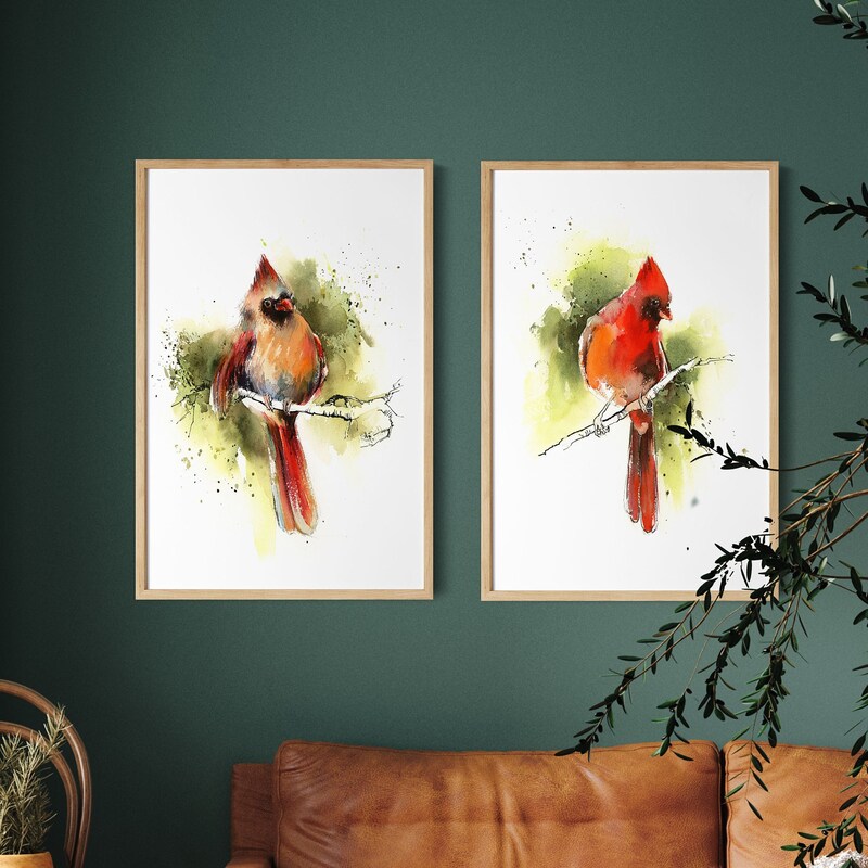 Cardinal Print - Etsy