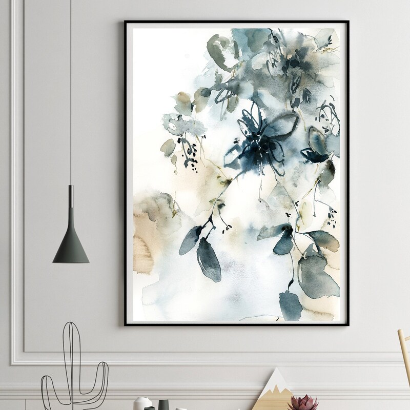 Abstract Floral Art - Etsy