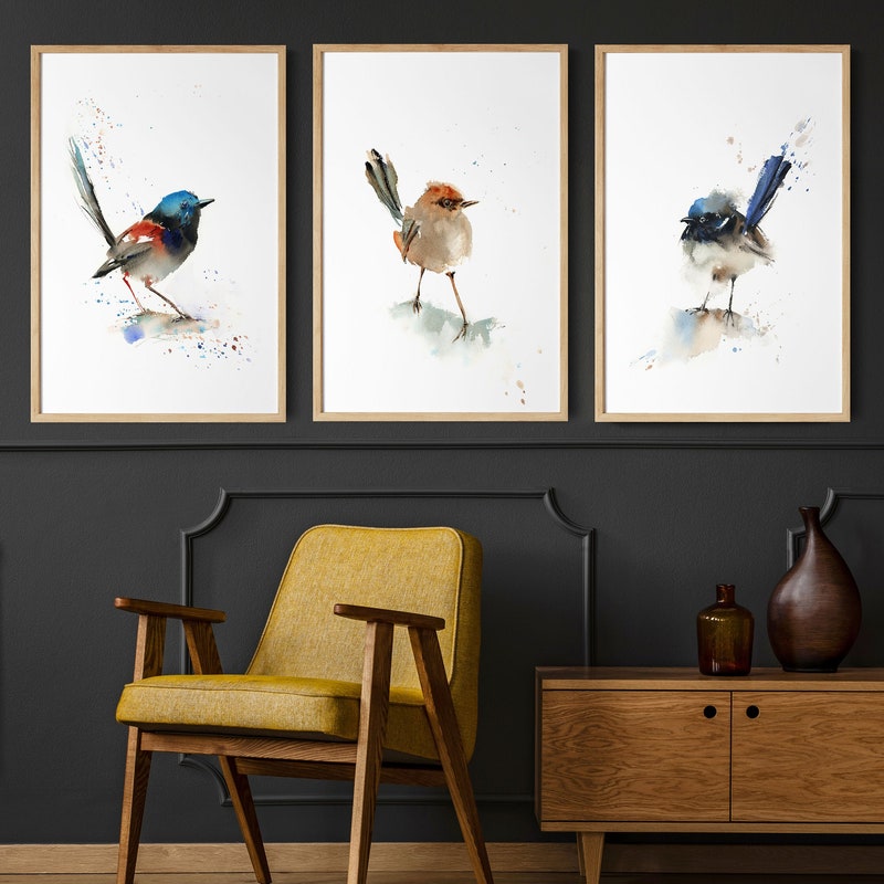 Triptych Painting - Etsy