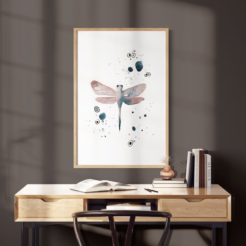 Dragonfly Art Print - Etsy