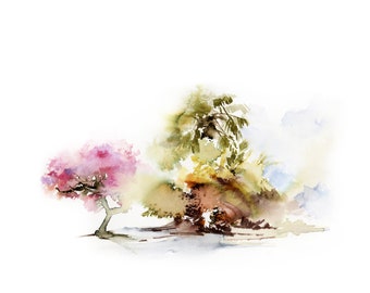 Abstract nature art | Etsy