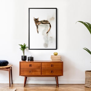 Abyssinian Cat, Watercolor Painting, Cat Art, Fine Art Prints, Pet Wall ...