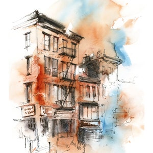 Travel Prints, City Scene Prints Set of 5, Gallery Wall Set ...