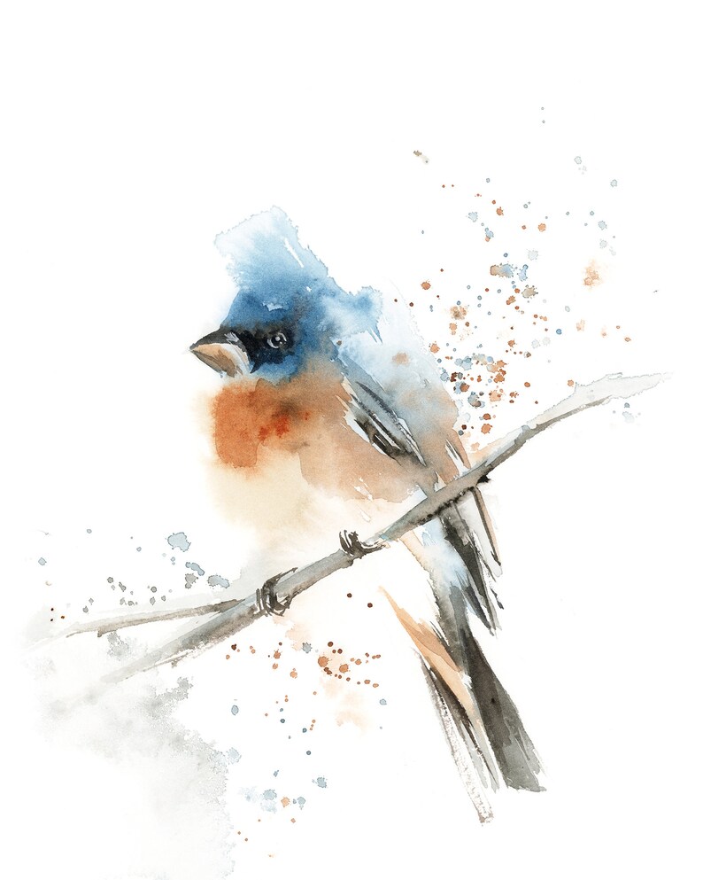 Colorful Bird Prints, 3 Art Prints Set, Bird Watercolor Painting, Wall ...
