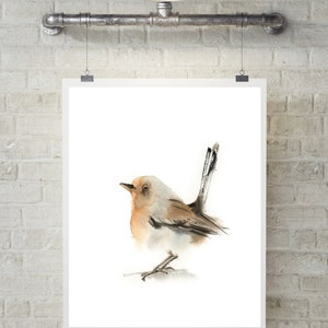 Robin Bird 2 Wall Prints Set Nursery Decor Set of 2 Fine Art - Etsy
