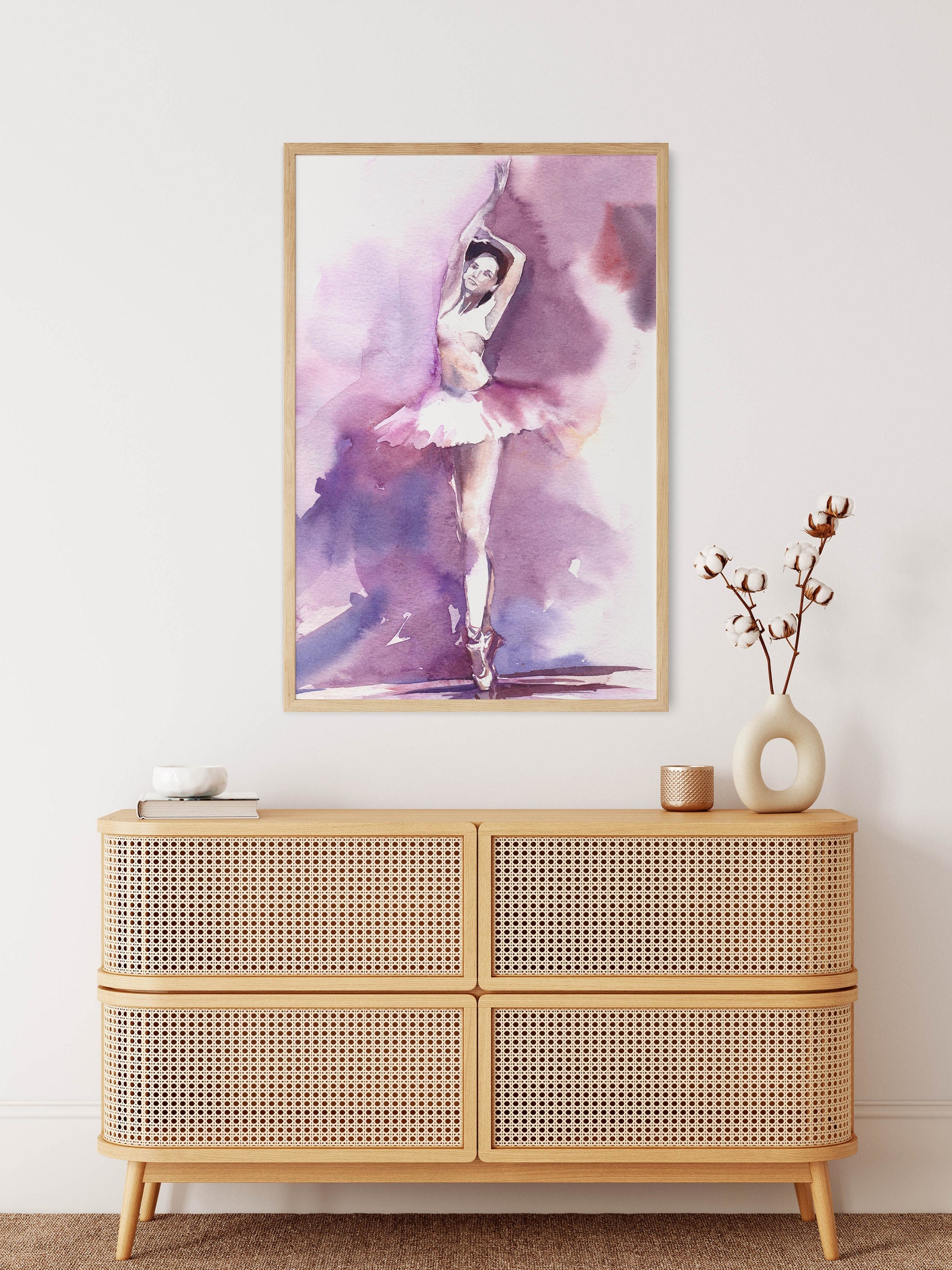Ballerina Painting, Ballet Fine Art Print, Ballet Wall Art, Dance Wall ...
